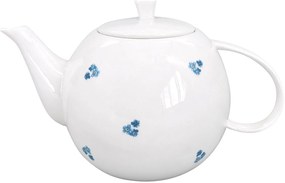 by inspire porcelánová konvice luna pomněnka 1100 ml, bílá/modrá
