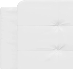 Postel s matrací Zadar bílá 160 x 200 cm umělá kůže 3208874