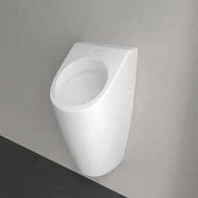 VILLEROY & BOCH Villeroy &amp; Boch ARCHITECTURA - Odsávací pisoár, s cílovým objektem, 325x355 mm, přívod vody skrytý, bílá Alpin CeramicPlus 558605R1