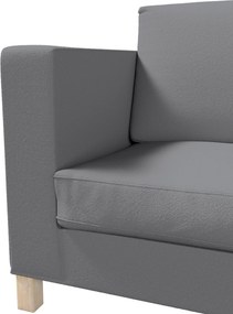 Potah na pohovku IKEA  Karlanda rozkládací, krátký barva šedá látka pletený vzor