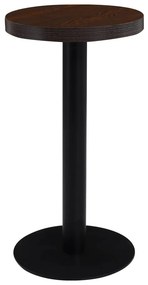 Bistro stolek tmavě hnědý 40 cm MDF 286416