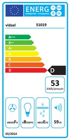 Závěsná ostrůvková digestoř dotykový senzor LCD 37cm nerez ocel - Default Title