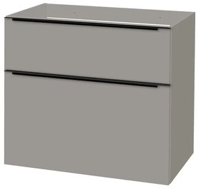 Mereo Mereo, Mailo, koupelnová skříňka 81 cm, bílá, dub, antracit, CN571SB