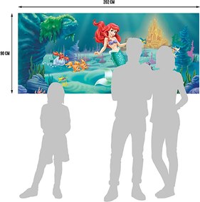 Dětská vliesová fototapeta na zed' Ariel pod vodou, Disney | 202 x 90 cm | DFTDNH 5320