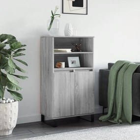 vidaXL Skříň highboard 60 x 36 x 110 cm kompozitní dřevo [831499] Barva: šedá sonoma