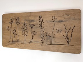 Li-Go "Louka" světelný obraz 230V 90x40 cm provedení povrchu: dub světlý