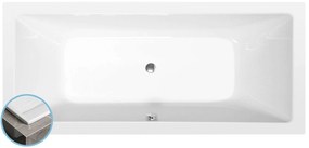 Polysan - Vana 180x70x39 cm, bílá 72906S