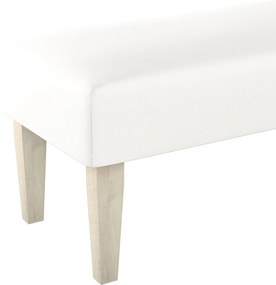 Dlouhá lavička 100x40cm barva bílá