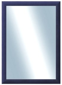 DANTIK - Zarámované zrcadlo - rozměr s rámem cca 50x70 cm z lišty LEDVINKA modrá (1444)