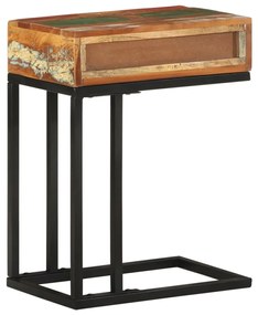 Odkládací stolek tvar U 45x30x61 cm masivní recyklované dřevo