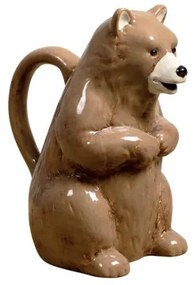 Roztomilý džbánek na nápoje Hnědý medvěd Grizzly 25 cm