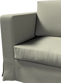 Potah na pohovku IKEA  Karlanda 3-místná nerozkládací, dlouhý barva šedá látka pletený vzor