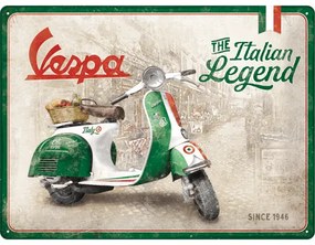 Postershop Plechová cedule: Vespa (The Italian Legend) - 30x40 cm