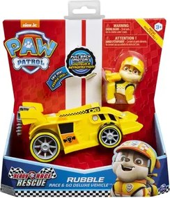 SPIN MASTER Tlapková patrola Závodní auto Race  Go Deluxe Rubble / Nat