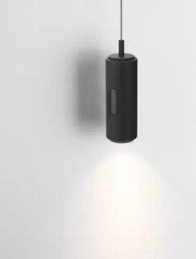 LED stmívatelný černý moderní lustr Holm