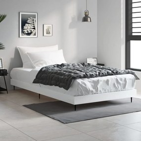 vidaXL Rám postele bílý 100 x 200 cm kompozitní dřevo