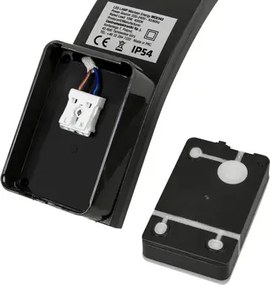 MCE343 B černá / Venkovní nástěnné svítidlo / LED 10W