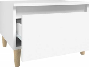 vidaXL Odkládací stolky 2 ks 50x46x35 cm kompozitní dřevo [819501] Barva: Bílá