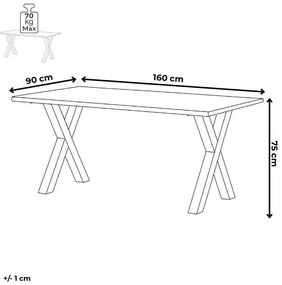 Autronic Jídelní stůl DS-X DUB Rozměr stolu: 160 x 90 cm