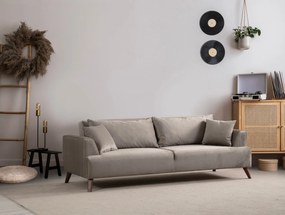Hanah Home Třímístná pohovka BUHARA světle šedá