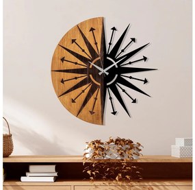 Asir Nástěnné hodiny pr. 56 cm 1xAA dřevo/kov AS1659