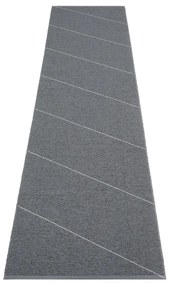 Oboustranný vinylový koberec Pappelina RANDY Granit/Grey velikost: 70x450cm