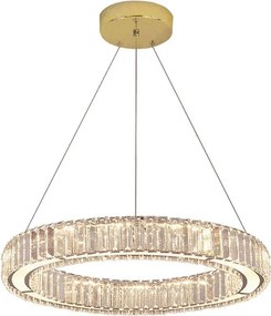 Toolight Toolight, LED závěsné svítidlo 24W 4000lm APP1079-CP, zlatá, OSW-08891