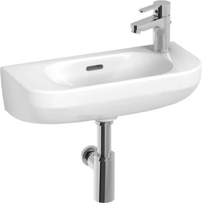 Jika Deep by Jika - Umývátko 50x23 cm, s přepadem, s otvorem pro baterii vlevo, bílá H815082000J051