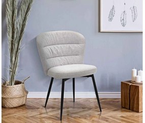 Designová jídelní židle Bardolph šedá