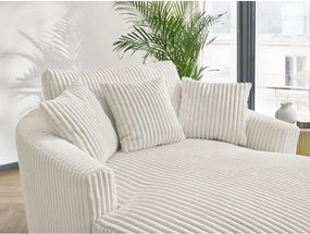 Béžové manšestrové křeslo Belem – Bobochic Paris