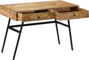 Psací stůl se zásuvkami 110 x 50 x 76 cm masivní mangovník 246718