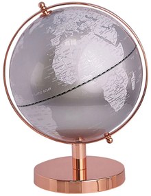 Stříbrný globus 28 cm CABOT Beliani