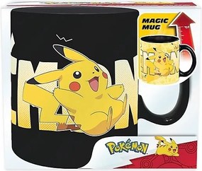 Měnící hrnek Pokemon - Pikachu, 0,46 l Vícebarevná