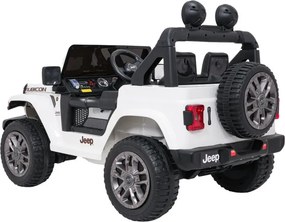 Elektrické autíčko Jeep Wrangler Rubicon LIFT bílé
