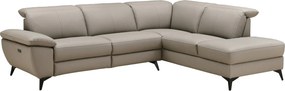 XXXLutz ROHOVÁ SEDAČKA, textil, šedohnědá Xora - Sedací soupravy - 002424007001