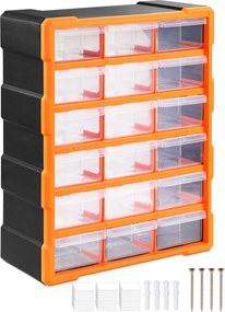 Organizér na drobné díly 47,5x38x16cm 18 přihrádky