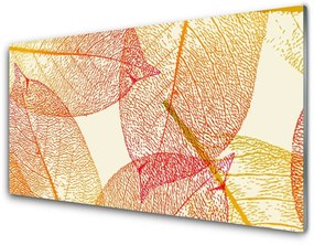 akrylový obraz Listy Umění Rostlina 100x50 cm