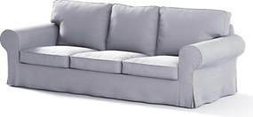Potah na pohovku IKEA Ektorp 3-místná rozkládací, NOVÝ MODEL 2013 barva šedá látka lesklé, sametová