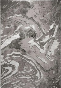 80x150 Kusový koberec Eris Marbled Silver