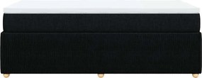 Box spring postel s matrací černá 90x200 cm textil 3285541