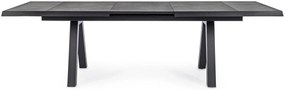 BIZZOTTO Rozkládací zahradní stůl KRION 205-265x103 cm antracit 0663030