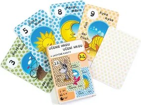ARGUS Hrací karty 3v1 II. / Edukační hra / Černý Petr, kvarteto, pexes