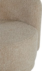 Béžová pohovka z textilie bouclé 175 cm Amelie – Light &amp; Living
