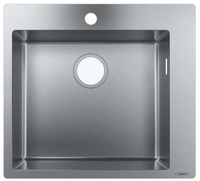 Hansgrohe - Vestavný dřez S711-F450, nerezová ocel 43301800