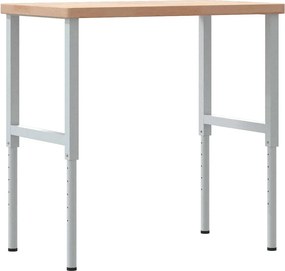 Pracovní stůl 100 x 60 x (73–99,5) cm masivní dub obdélníkový 3309701