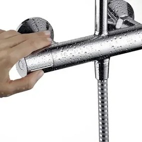 Hansgrohe Vernis Blend - Sprchový set Showerpipe 200 s termostatem chr