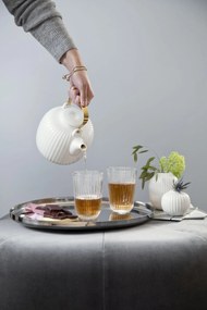 KÄHLER Porcelánová čajová konvice Hammershøi White 1,2 l, bílá barva, porcelán