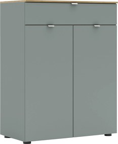 XXXLutz KOMODA, rákosová zelená, 78/101/41 cm - Šuplíkové komody - 002737046135
