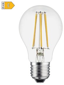 Diolamp LED Filament žárovka čirá A60 8W/230V/E27/4000K/1010Lm/360°/Dim