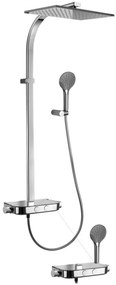 Paffoni - Sprchový set Moby s termostatem, 2 proudy, chrom ZCOL668CRAG